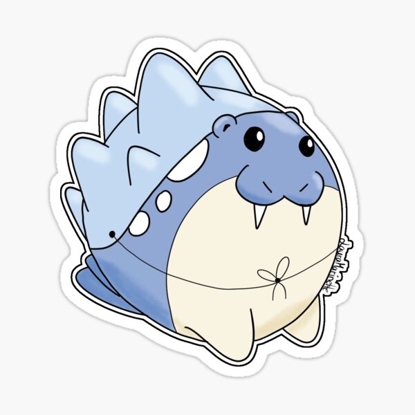 "Snom (but it's actually Spheal)" Sticker for Sale by LauraMarinette ...
