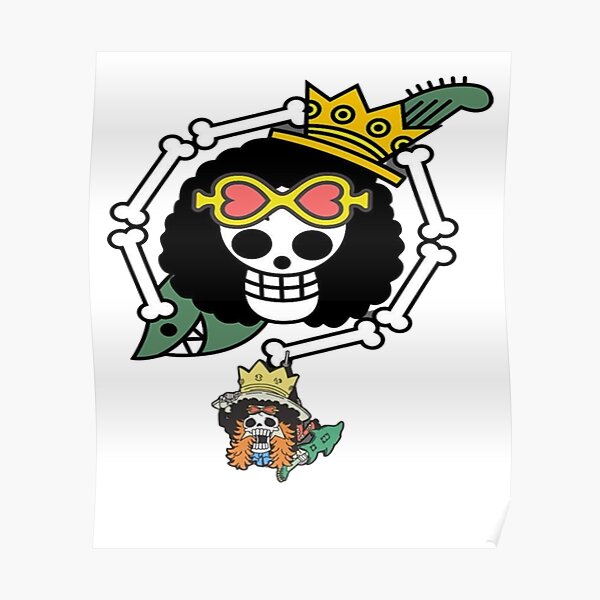 "Anime One Piece BROOK" Poster for Sale by LinaMercata0428 | Redbubble
