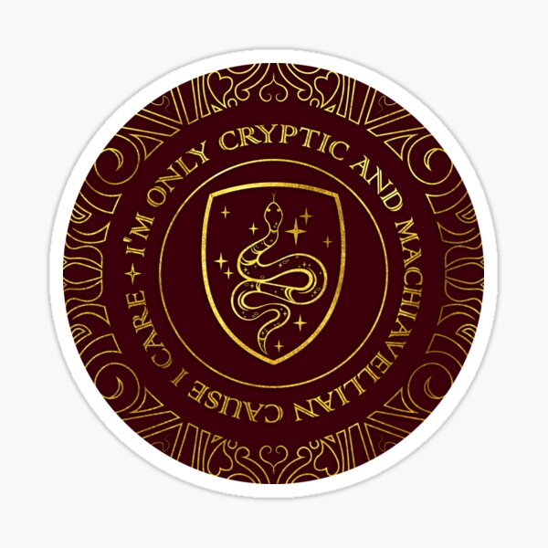 "Machiavellian - maroon" Sticker for Sale by artcharm | Redbubble