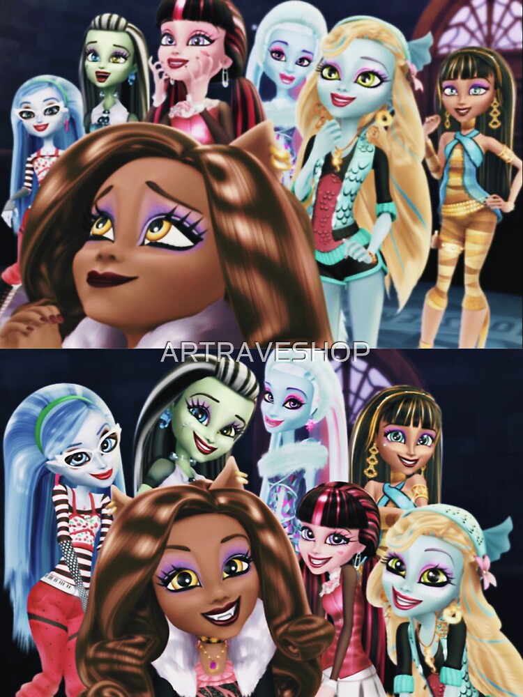 "MONSTER HIGH IDEAS" Sticker for Sale by ARTRAVESHOP | Redbubble