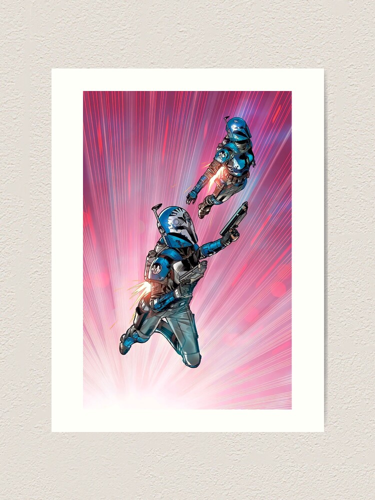 "Bo Katan and Koska Reeves" Art Print for Sale by Master-bg | Redbubble