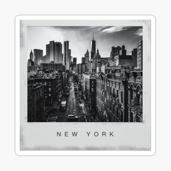 "New York City downtown" Sticker for Sale by nycruss1 | Redbubble
