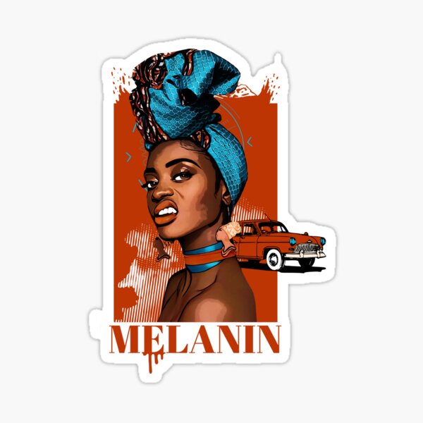 "Creative abstract black woman design" Sticker for Sale by artbyshanae ...