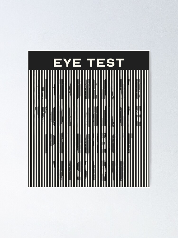 Eye Test Poster Design