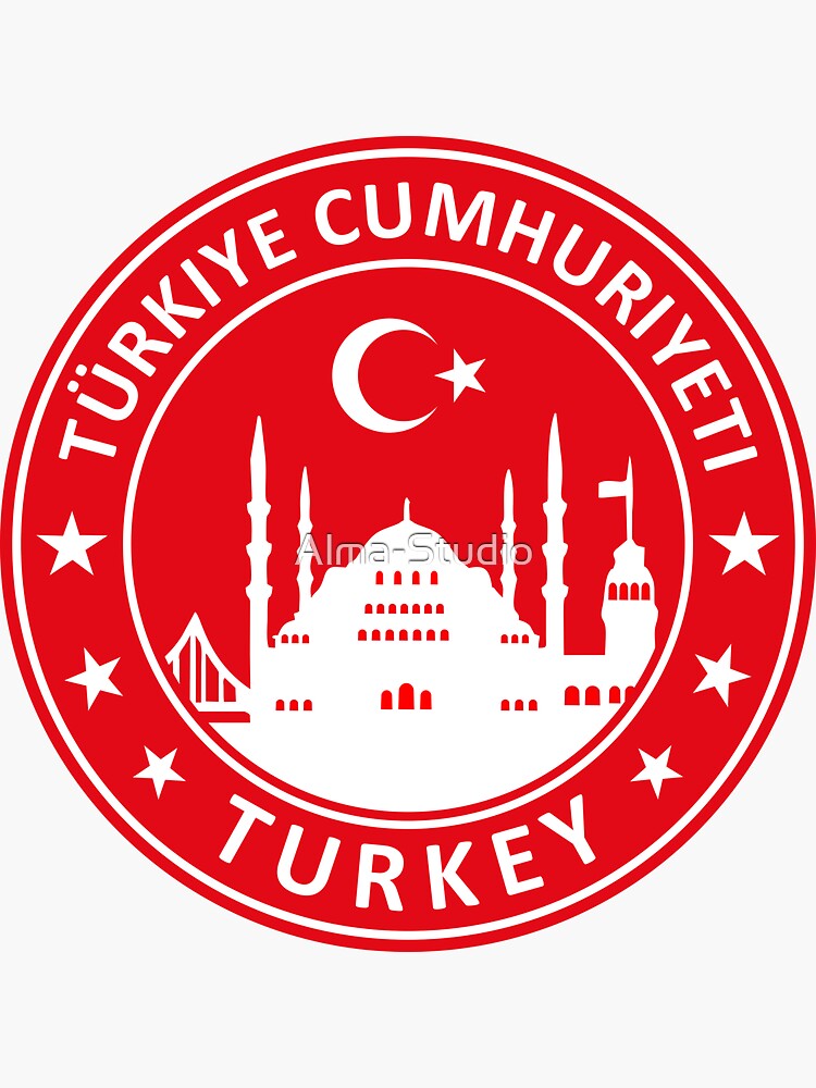 "Turkey" Sticker for Sale by Alma-Studio | Redbubble