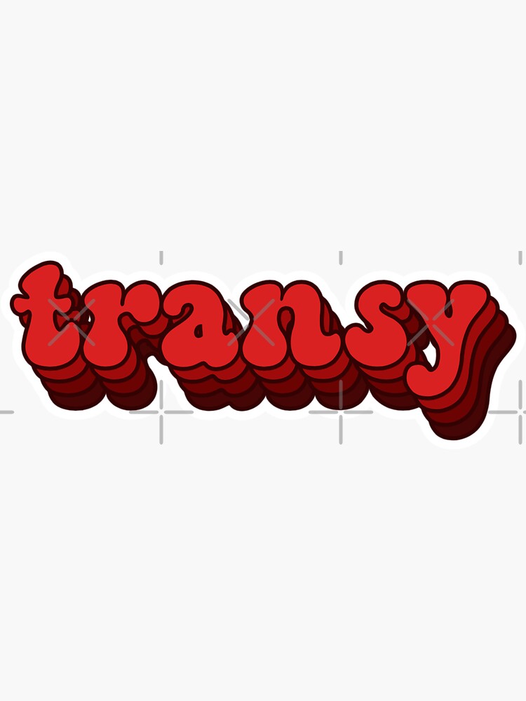 "transy gradient" Sticker for Sale by kaykiser | Redbubble