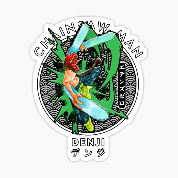 "DENJI - CHAINSAW MAN" Sticker for Sale by PeNge2000 | Redbubble