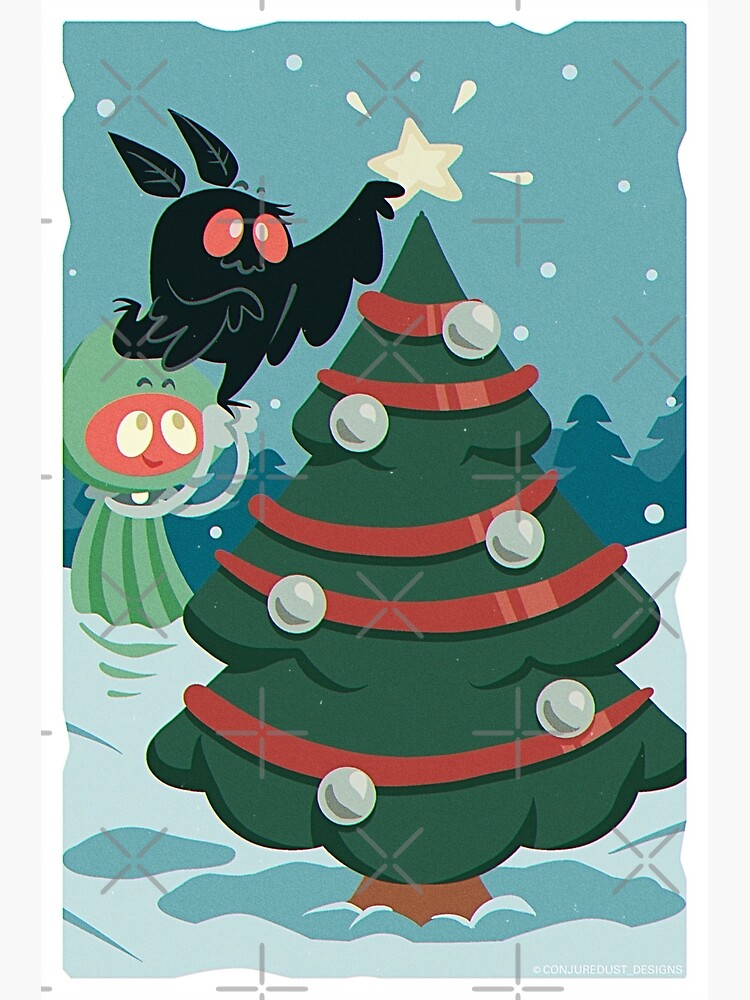 "Cryptid Holiday Card" Greeting Card for Sale by dannerseyffer | Redbubble