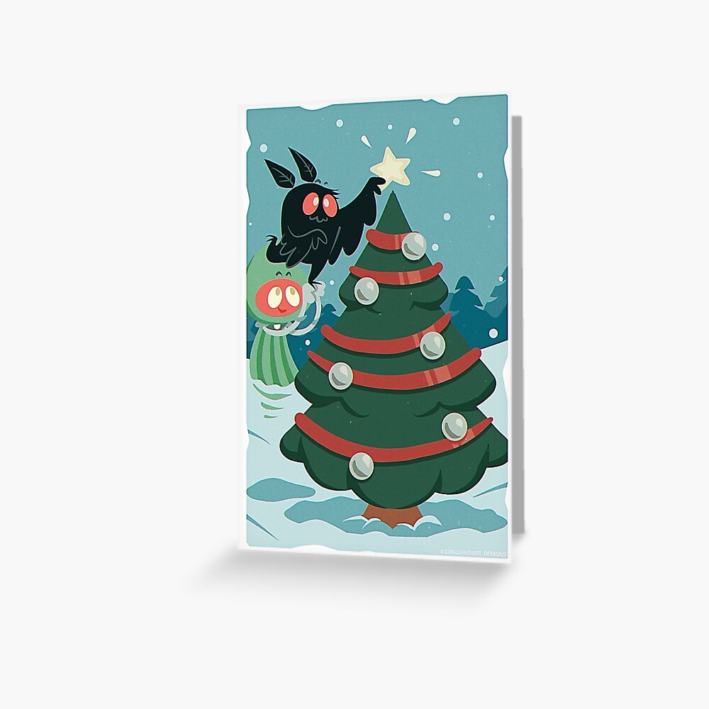 "Cryptid Holiday Card" Greeting Card for Sale by dannerseyffer | Redbubble