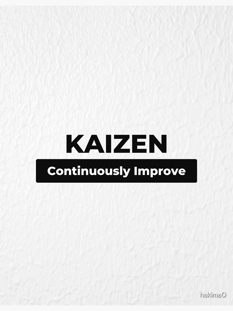 "Kaizen" Sticker for Sale by hakima0 | Redbubble