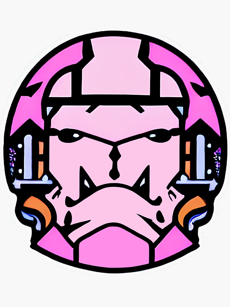 "Pink Alien Head Decal" Sticker for Sale by nanoSysAdvanced | Redbubble