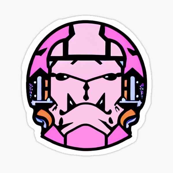 "Pink Alien Head Decal" Sticker for Sale by nanoSysAdvanced | Redbubble