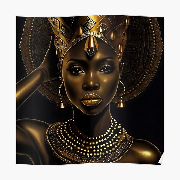 "African Queen Beauty" Poster for Sale by TPN-Designs | Redbubble