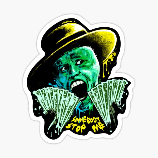"Somebody stop me" Sticker for Sale by THEILO | Redbubble