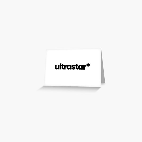"Ultrastar Logo" Greeting Card for Sale by adigita | Redbubble