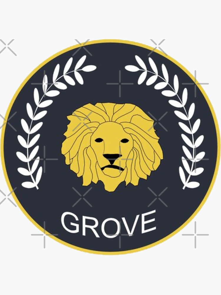 "Retro Grove High School Blazer Badge " Sticker for Sale by under13 ...