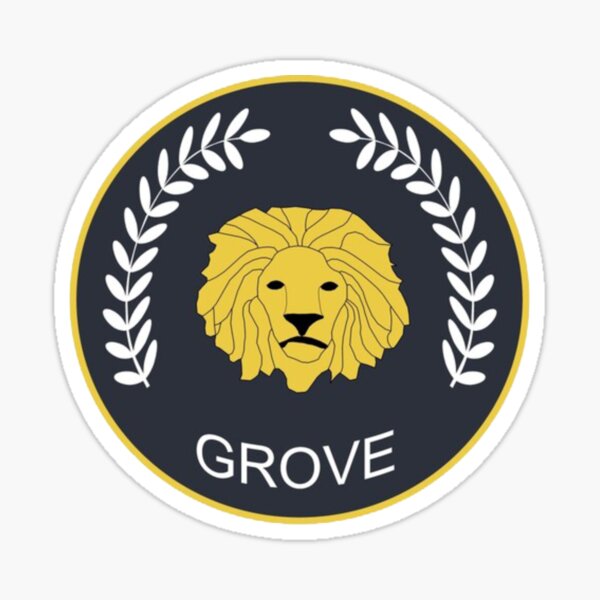 "Retro Grove High School Blazer Badge " Sticker for Sale by under13 ...