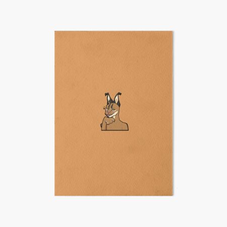 "Smug Floppa" Art Board Print for Sale by BingusMerch | Redbubble