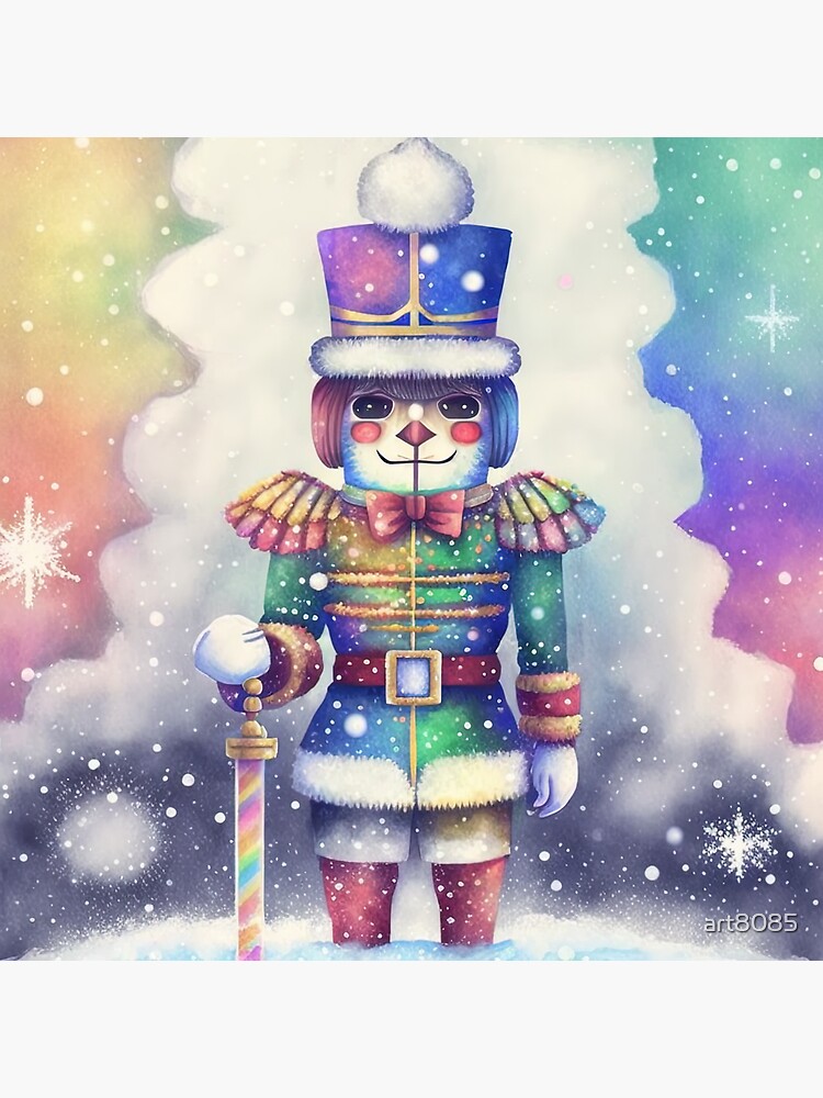 "Cute nutcracker " Sticker for Sale by art8085 | Redbubble