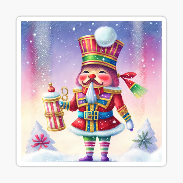 "Cute nutcracker" Sticker for Sale by art8085 | Redbubble