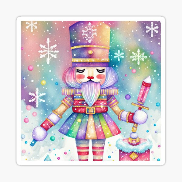"Cute nutcracker" Sticker for Sale by art8085 | Redbubble