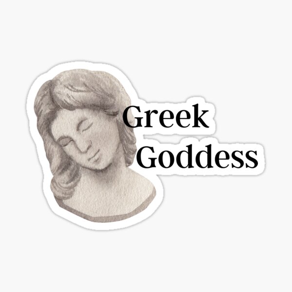 "greek goddess" Sticker for Sale by Thatgirlenergy | Redbubble