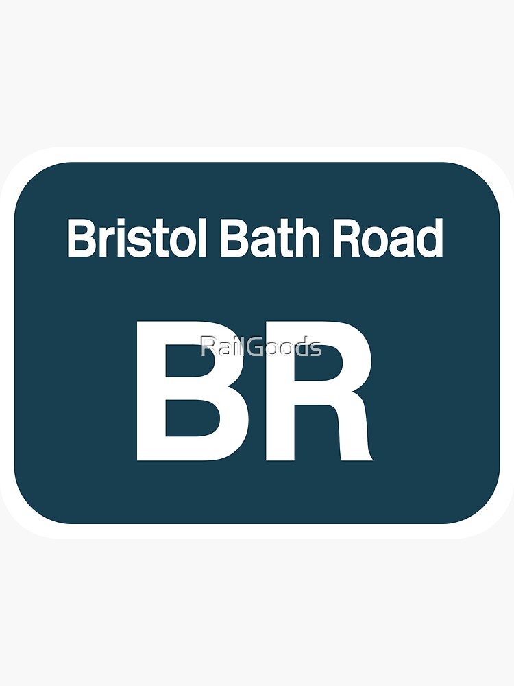"Bristol Bath Road Depot Logo " Sticker for Sale by RailGoods | Redbubble