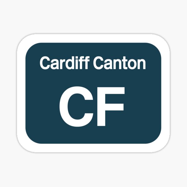 "Cardiff Canton Depot Logo " Sticker for Sale by RailGoods | Redbubble