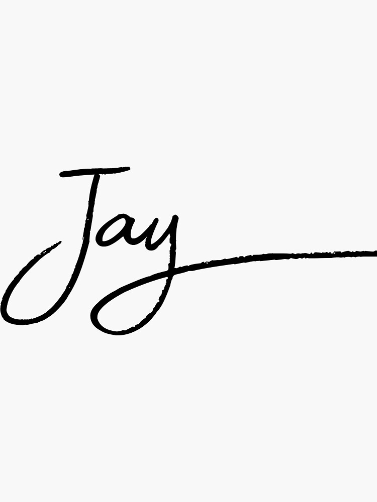 "ENHYPEN Jay Name Sticker" Sticker for Sale by ELLIPTICALS | Redbubble