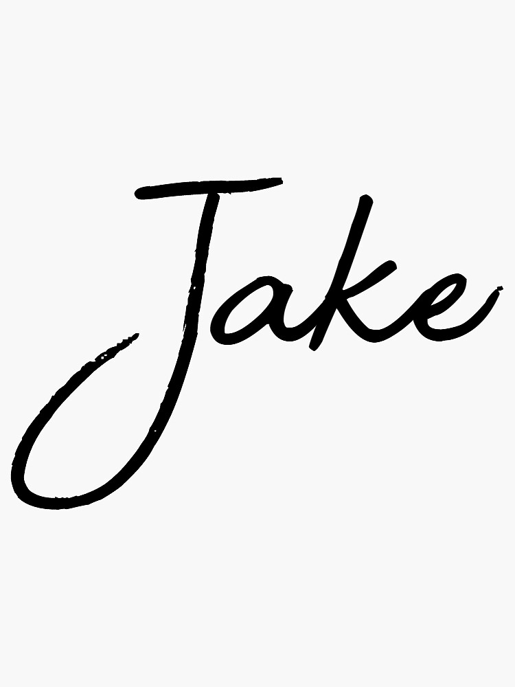 "ENHYPEN Jake Name Sticker" Sticker for Sale by ELLIPTICALS | Redbubble
