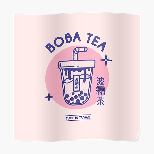 "Boba Tea" Poster for Sale by millijane | Redbubble