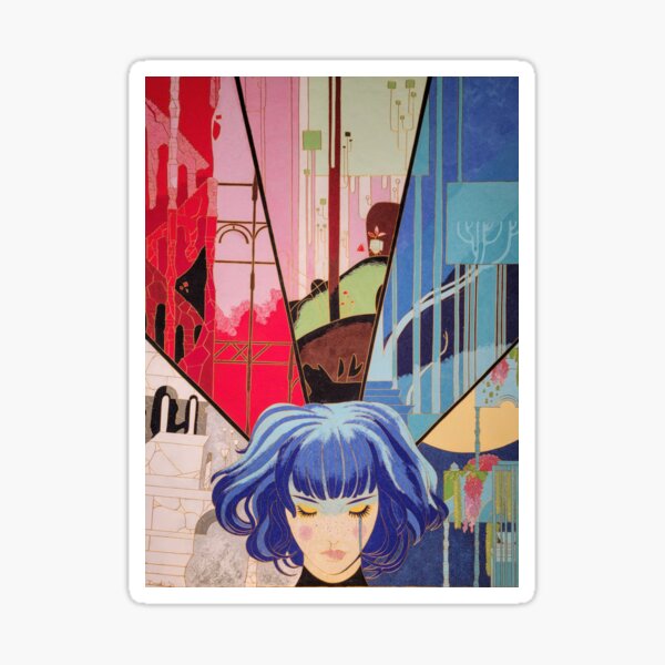 "Stages of Grief" Sticker for Sale by HannahIsosaki | Redbubble