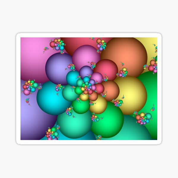 "Pastel Colours Spiral" Sticker for Sale by pinkal | Redbubble