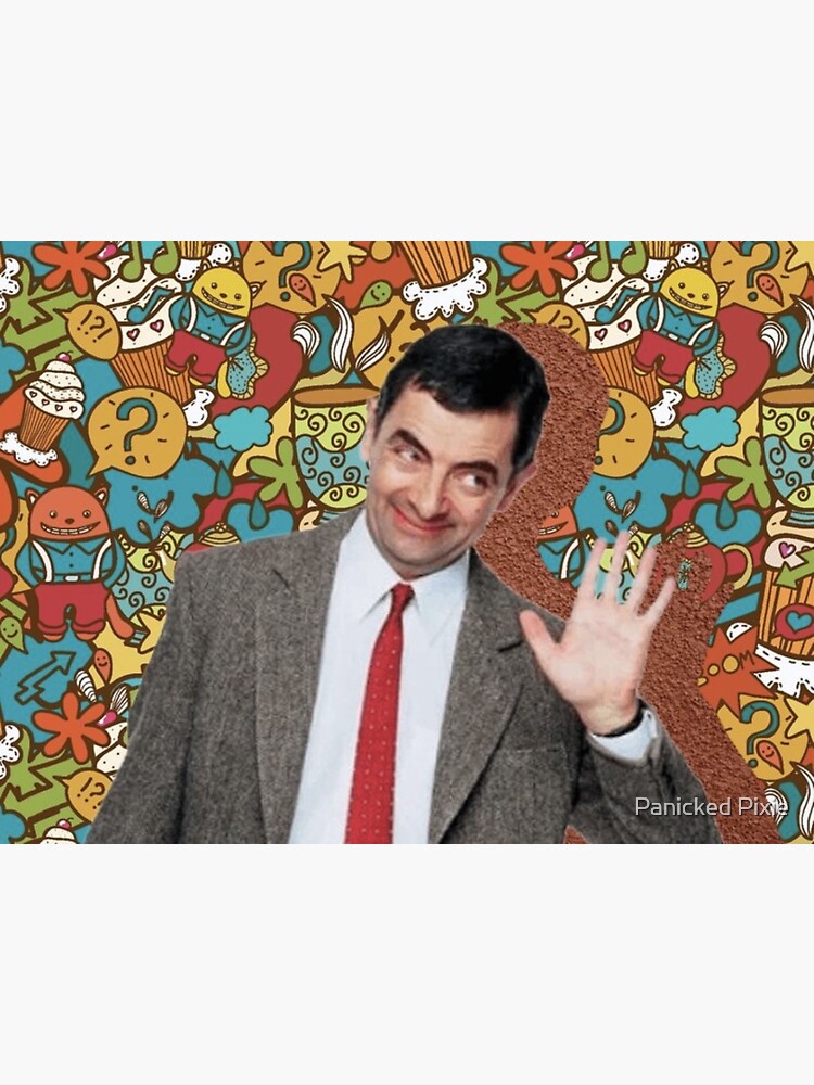"Mr. Bean!" Sticker for Sale by bookworm7201 | Redbubble