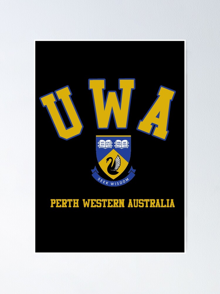 "University Of Western Australia logo" Poster for Sale by MyUniversity ...