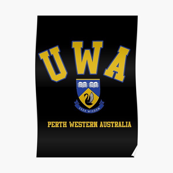 "University Of Western Australia logo" Poster for Sale by MyUniversity ...