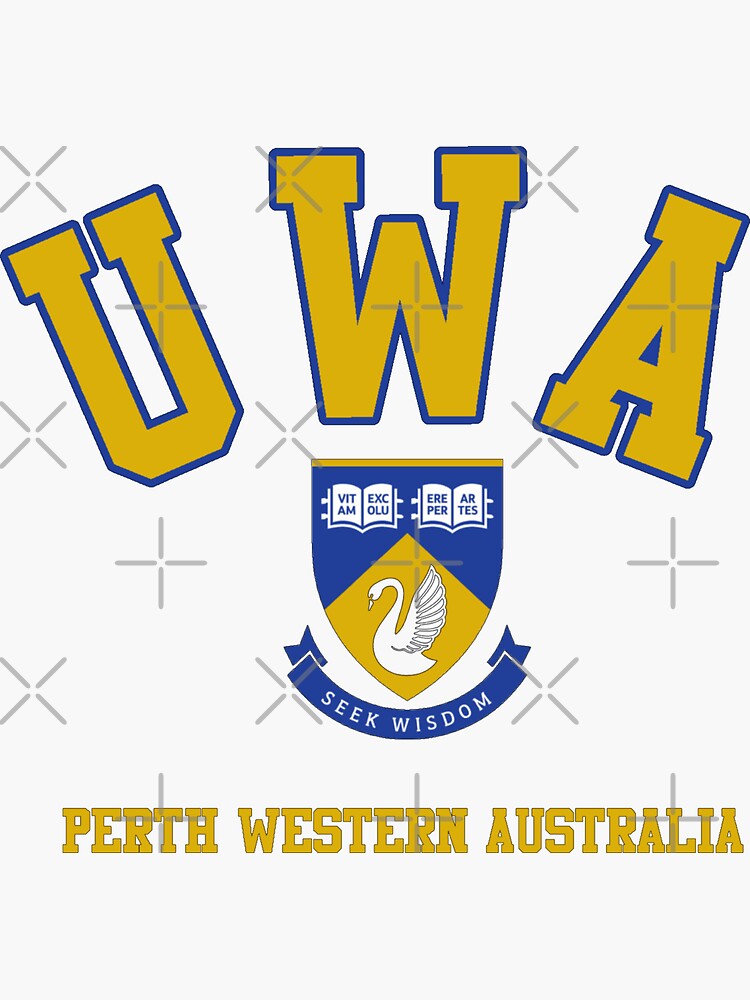 "University Of Western Australia logo" Sticker for Sale by MyUniversity ...