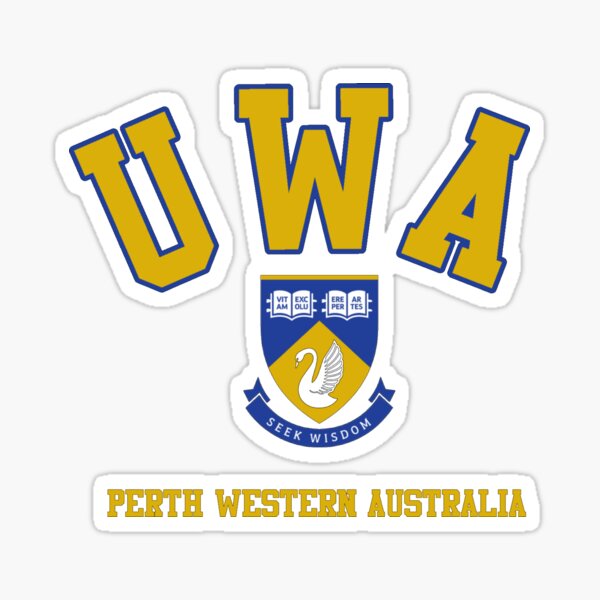 "University Of Western Australia logo" Sticker for Sale by MyUniversity ...