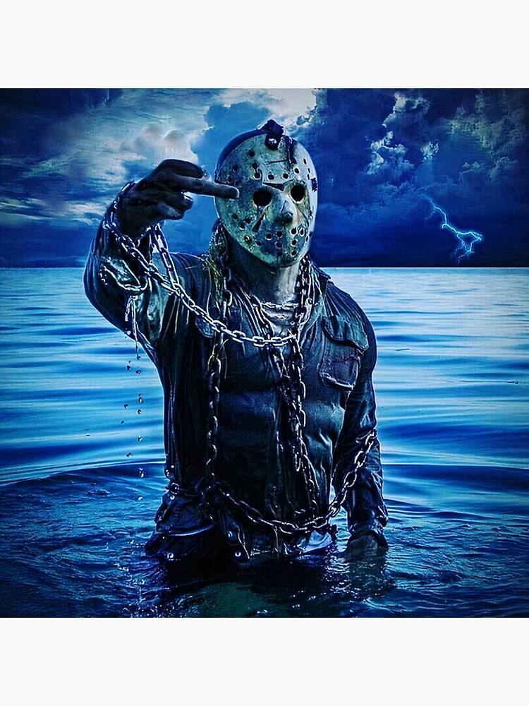 "Jason- friday the 13th middle finger" Sticker for Sale by jessjess1 ...