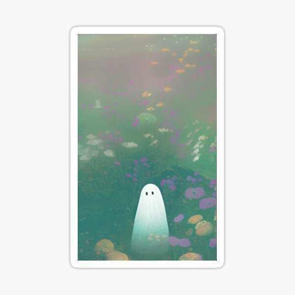 "Summer wildflower field" Sticker for Sale by GroovyDino | Redbubble