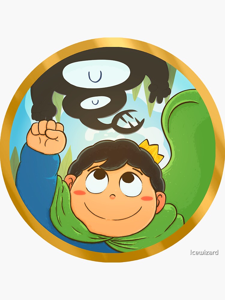 "boji and kage" Sticker for Sale by Icewizard | Redbubble