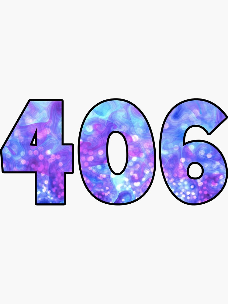 "406 Montana" Sticker for Sale by occultart | Redbubble