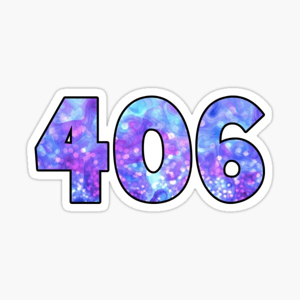 "406 Montana" Sticker for Sale by occultart | Redbubble