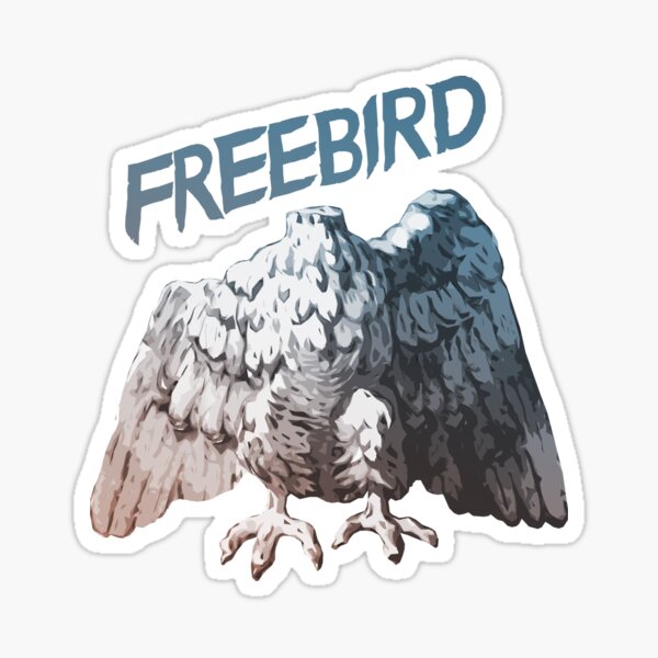 "Freebird" Sticker for Sale by adriangemmel | Redbubble