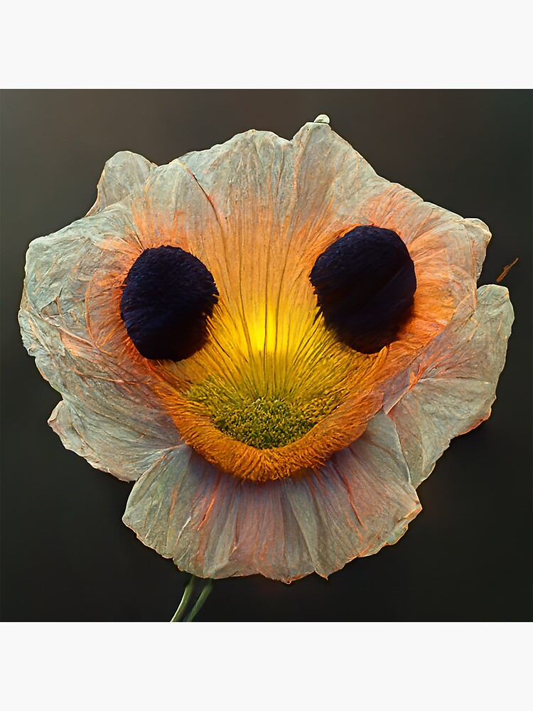 "CG Flower Character" Sticker for Sale by mikecosper | Redbubble