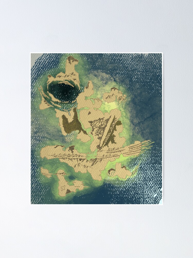"Fantasy map" Poster for Sale by KoalityKargo | Redbubble