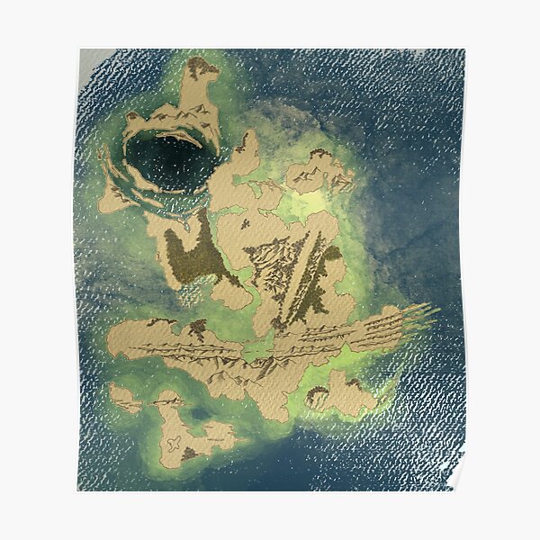 "Fantasy map" Poster for Sale by KoalityKargo | Redbubble