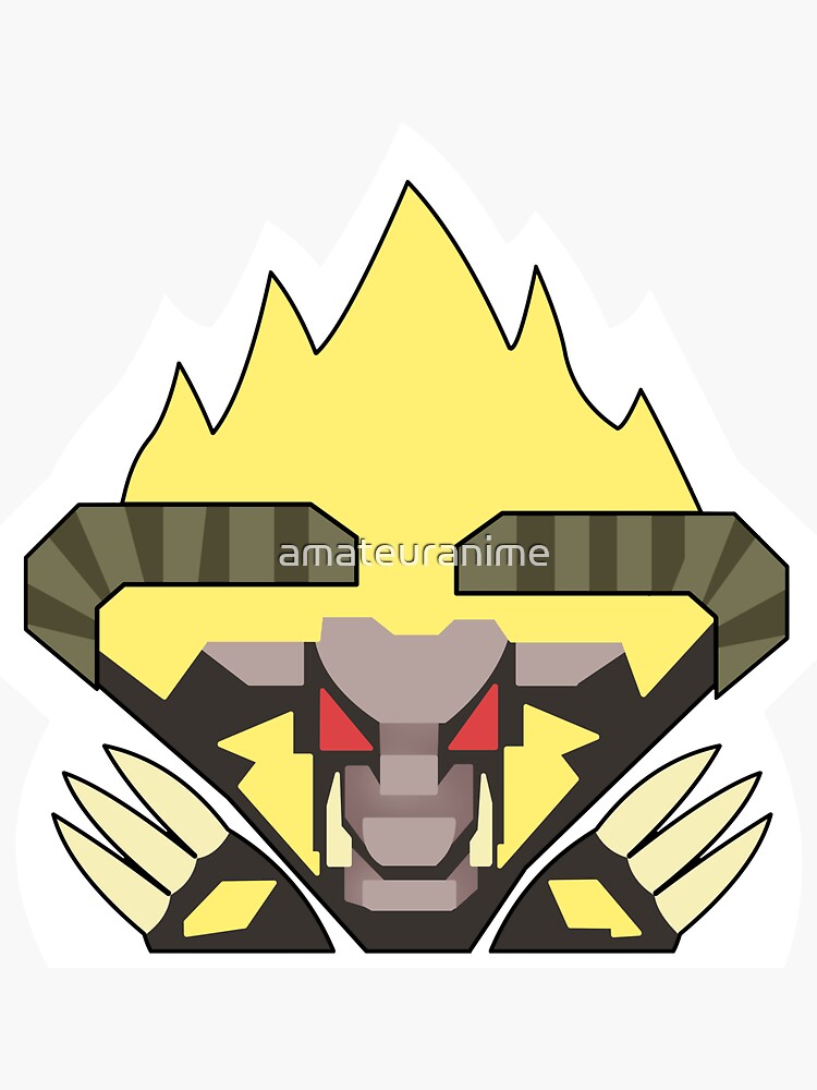 "Monster Hunter - Furious Rajang Icon" Sticker for Sale by amateuranime ...