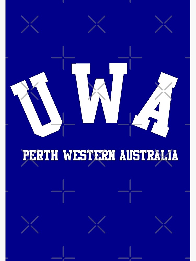 "University Of Western Australia logo" Poster for Sale by MyUniversity ...
