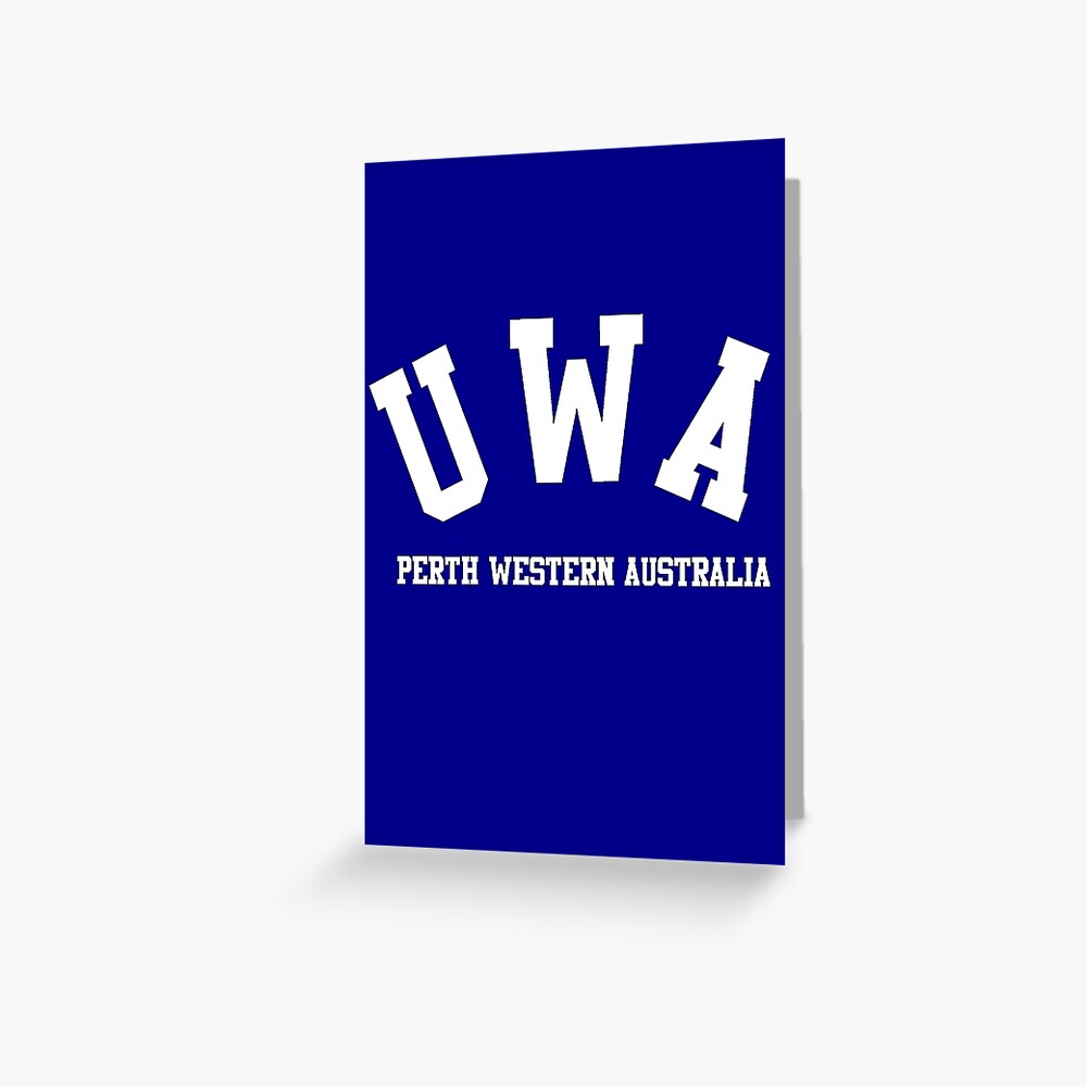 "University Of Western Australia logo" Greeting Card for Sale by ...